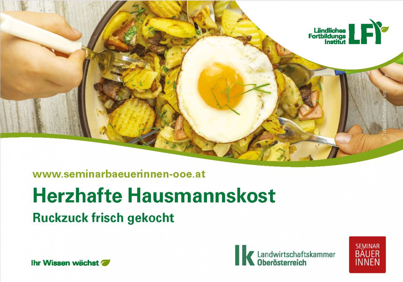 Kursunterlage Herzhafte Hausmannskost - Regionale Rezepte